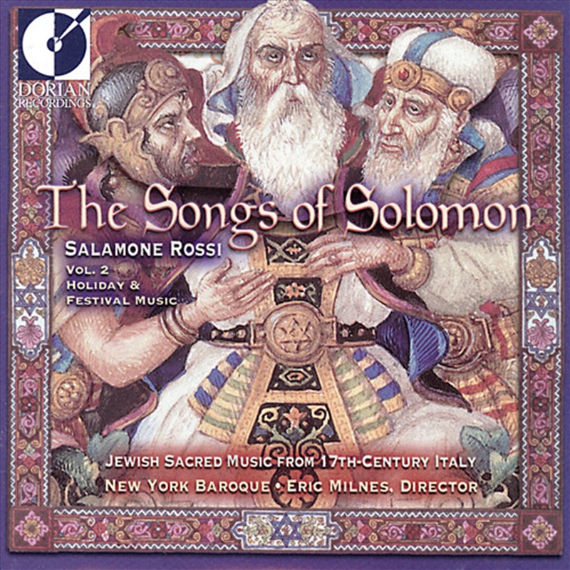 Buy Rossi: New York Baroque: Milnes - Songs Of Solomon: Jewish Sacre ...