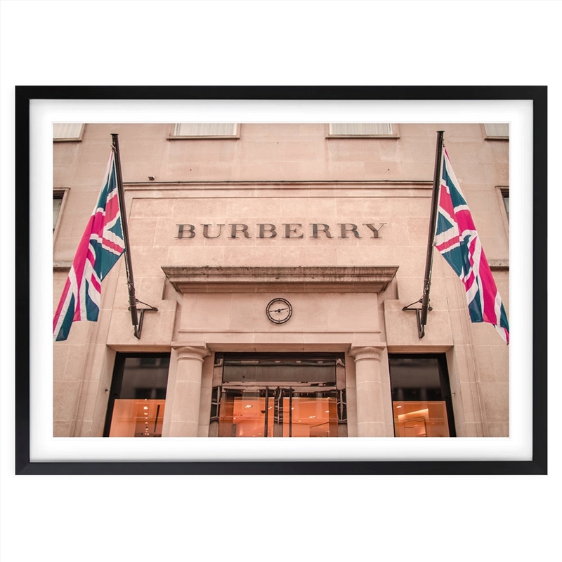 Buy Wall Art's Burberry Store Large 105cm x 81cm Framed A1 Art Print ...