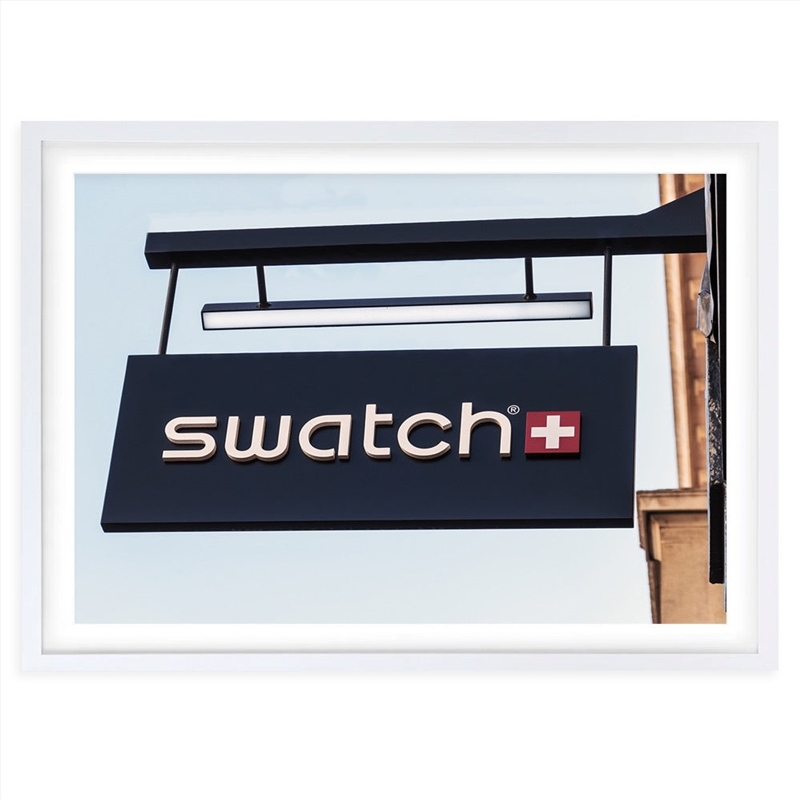 Buy Wall Art's Swatch Sign Large 105cm x 81cm Framed A1 Art Print ...