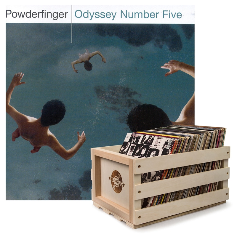 Crosley Record Storage Crate & Powderfinger Odyssey Number Five - Vinyl ...