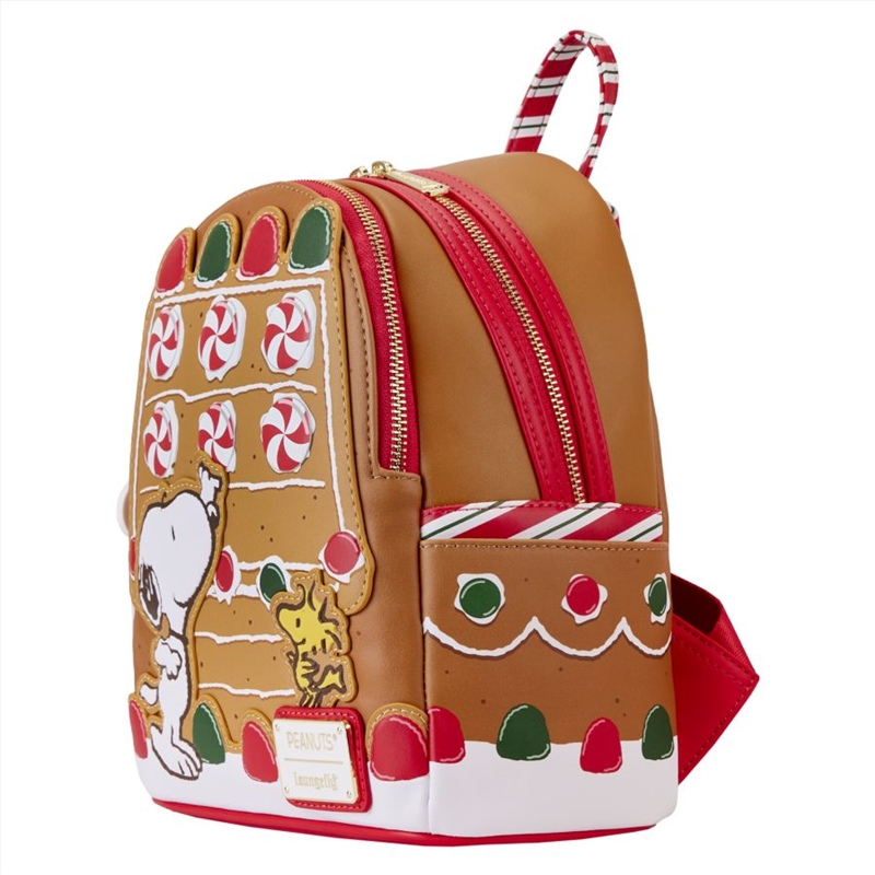 Buy Loungefly Peanuts - Snoopy Gingerbread House Scented Mini Backpack ...