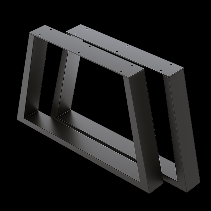 Buy Trapezium-Shaped Table Bench Desk Legs Retro Industrial Design ...