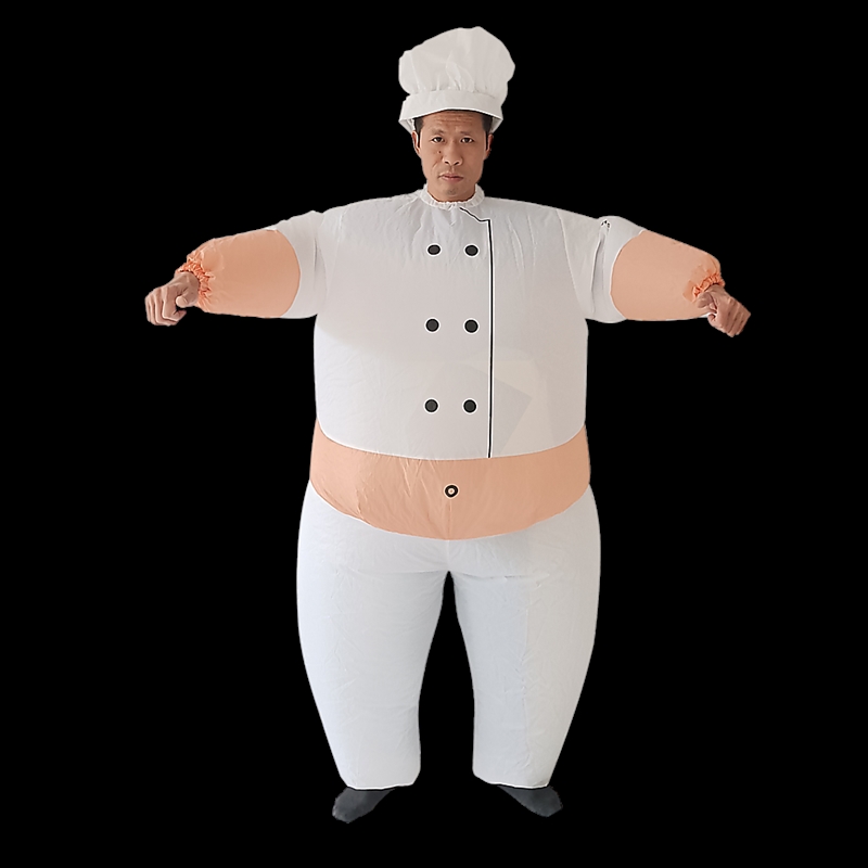 Buy CHEF Fancy Dress Inflatable Suit -Fan Operated Costume Online | Sanity