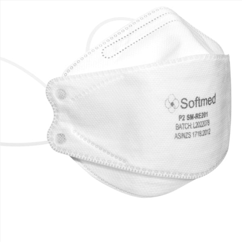 Buy Australia Made E-MED P2 N95 Surgical Respirator Masks White - 20 ...