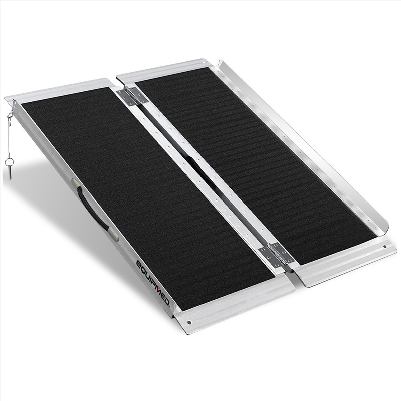 Buy EQUIPMED 91cm Portable Folding Aluminium Access Ramp, 272kg Rated ...