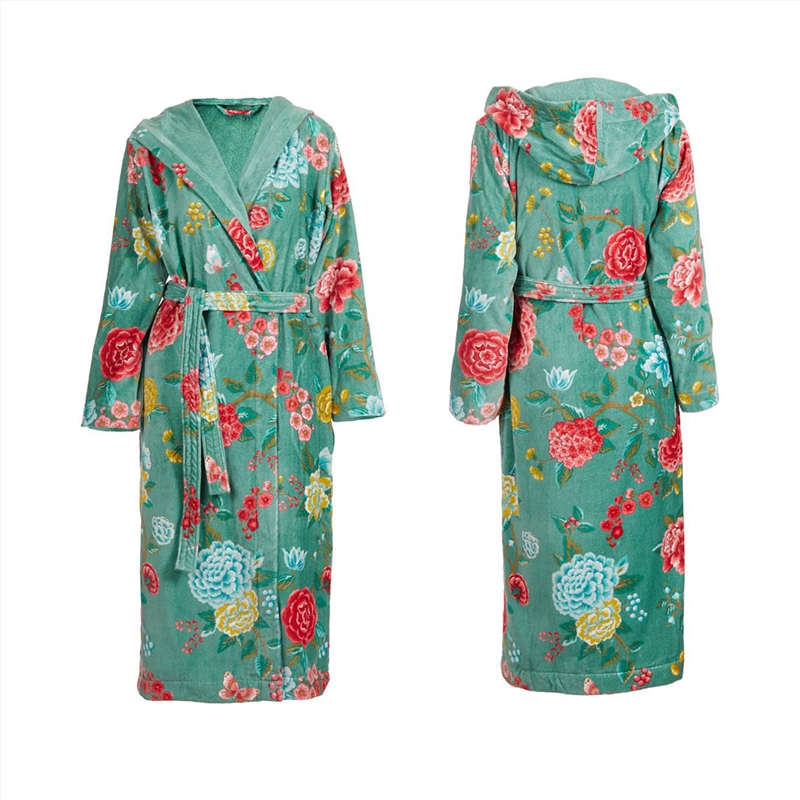 Buy PIP Studio Good Evening Cotton Bath Robe / Dressing Gown Green ...