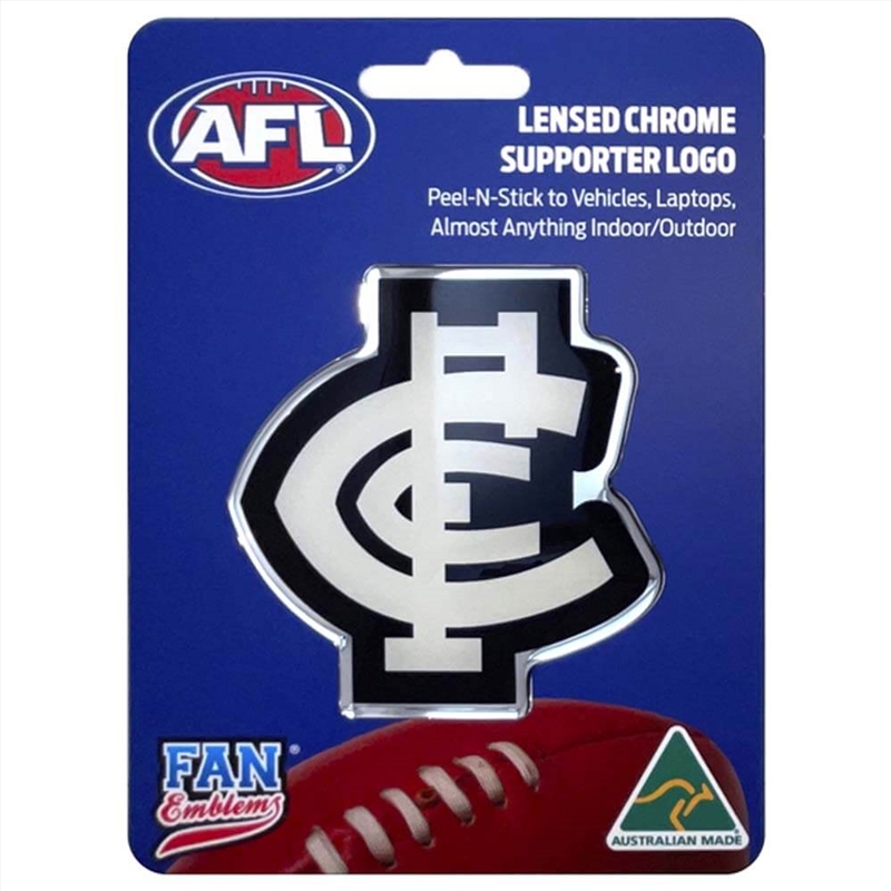 Buy Fan Emblems Afl - Carlton Blues Logo Decal Online | Sanity