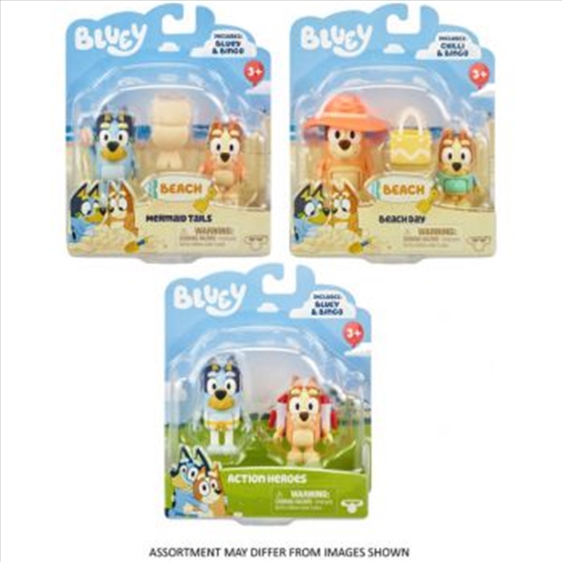Buy Bluey Series 9 Figure 2 Pack assorted (Sent At Random) Online | Sanity