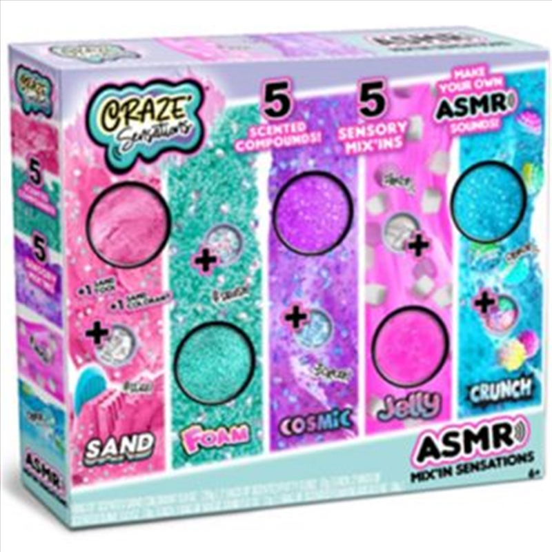 Buy Craze Sensations Slime Mix 5pk Online | Sanity