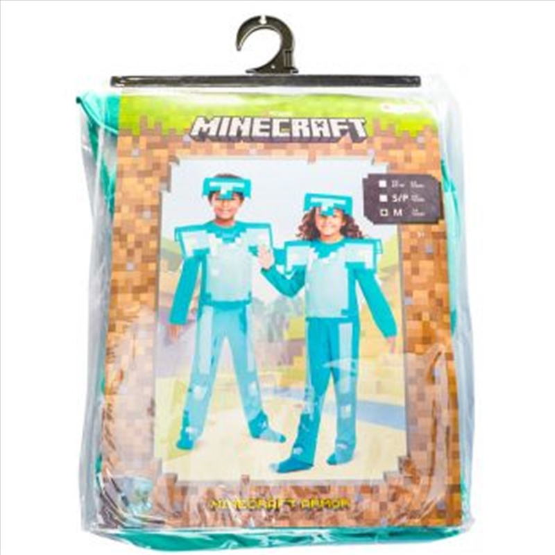 Buy Minecraft Armor Fancy Dress Costume - Age 7-8 Online | Sanity