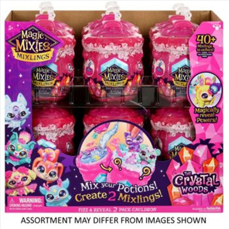 Buy Magic Mixies Mixlings Series 3 Fizz & Reveal Collectors Couldron 2 ...
