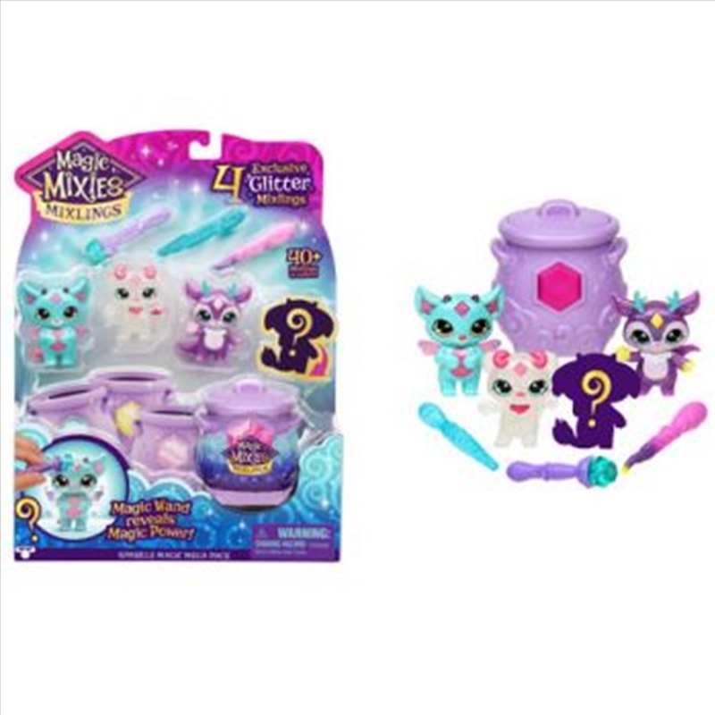 Buy Magic Mixies Series 1 Mixlings Sparkle Magic Mega 4 Pack Online ...