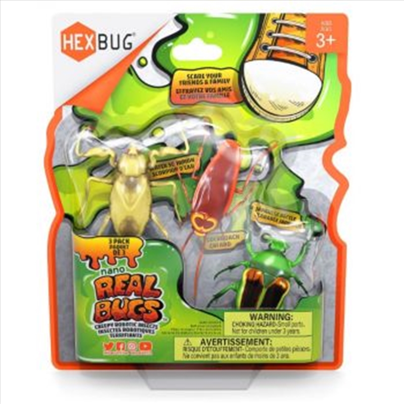 Buy Hex Bug Nano Real Bugs 3pk Online | Sanity
