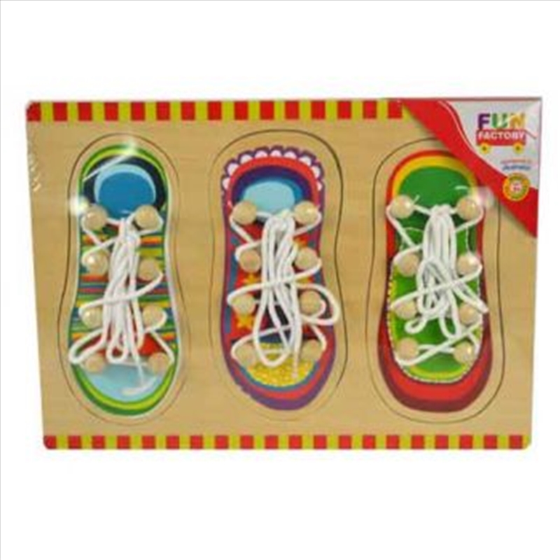 Buy Fun Factory Wooden Lacing Shoes Online | Sanity