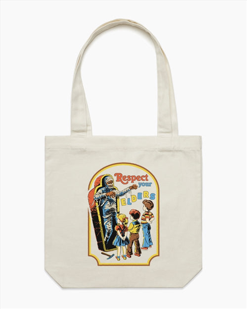 Buy Respect Your Elders Tote Bag - Natural Online | Sanity