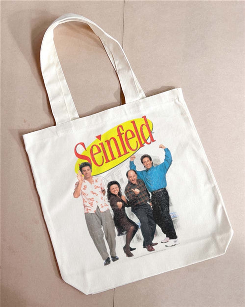Buy Seinfeld Characters Tote Bag - Natural Online | Sanity