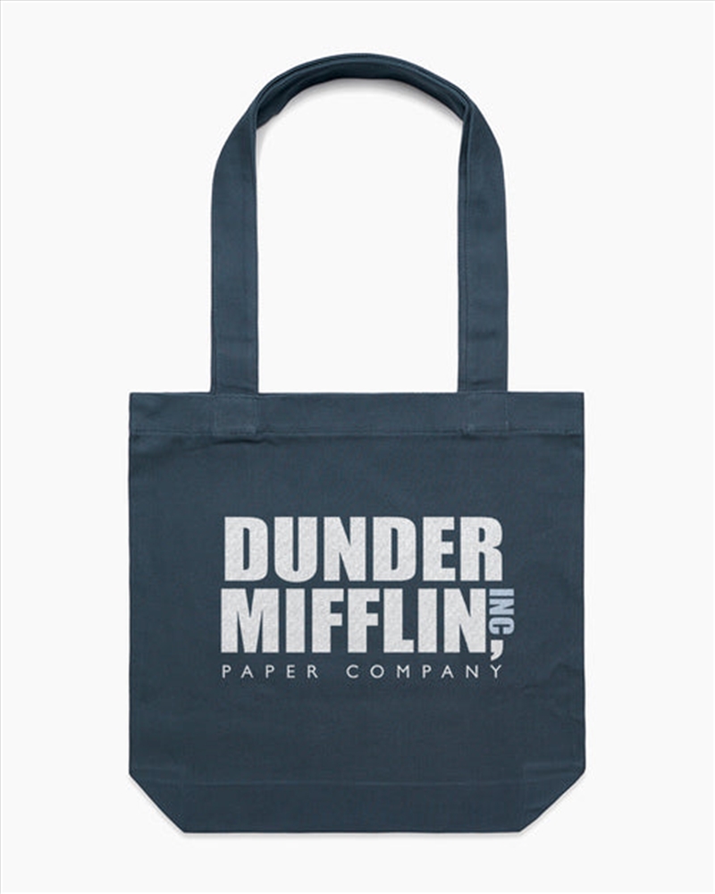 Buy Dunder Mifflin Tote Bag - Petrol Blue Online | Sanity