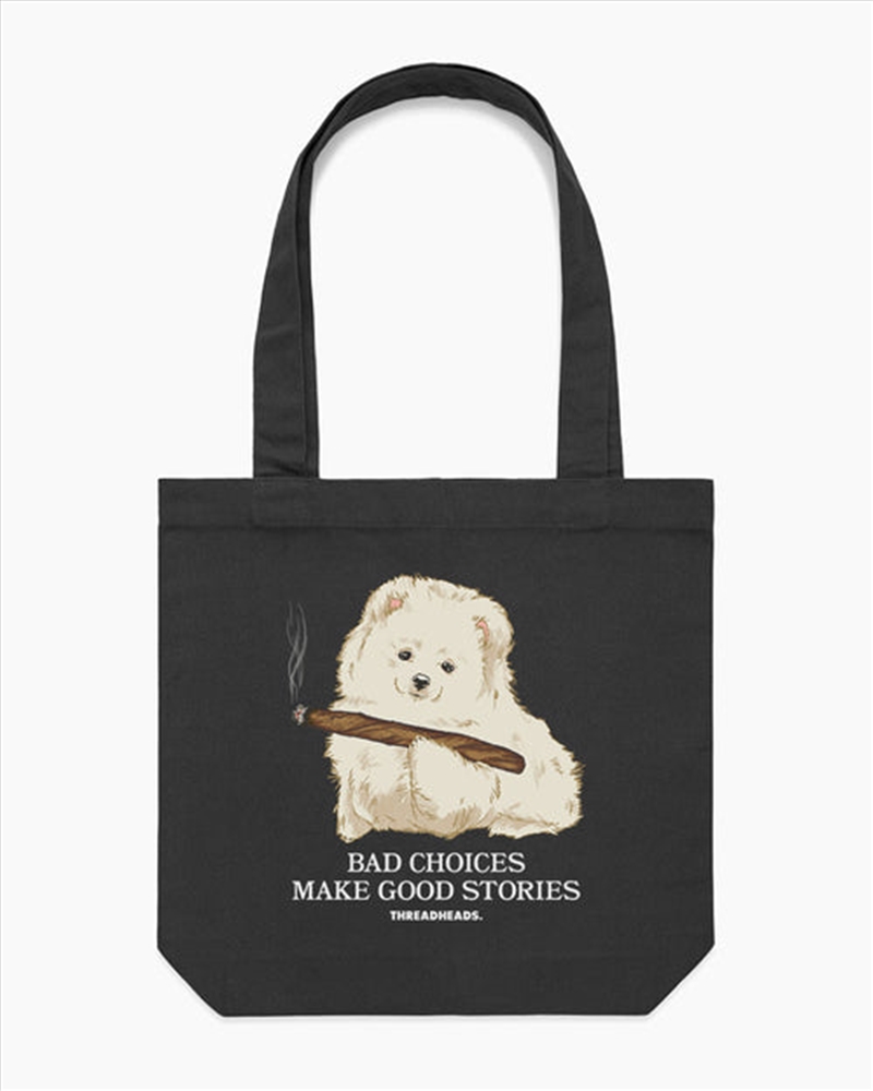 Buy Bad Choices Tote Bag - Black Online | Sanity