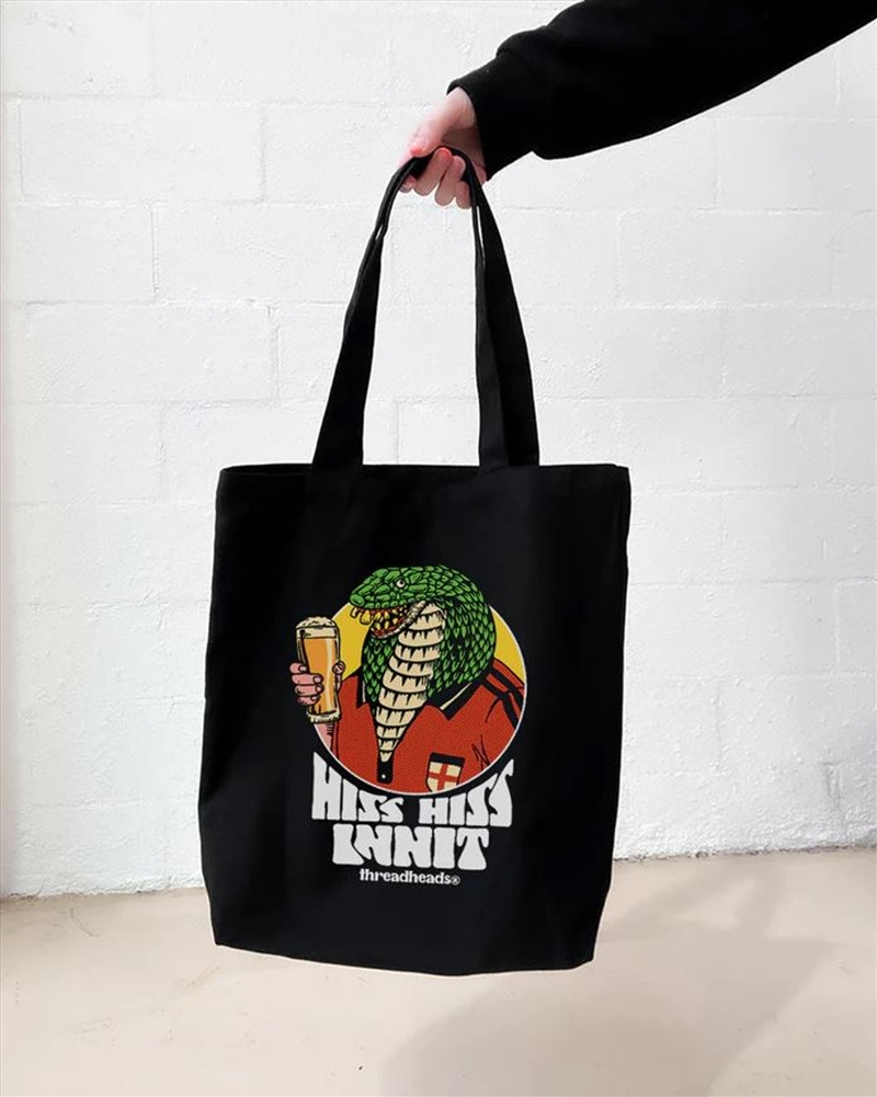 Buy Oi Bruv Hiss Hiss Innit Tote Bag - Black Online | Sanity