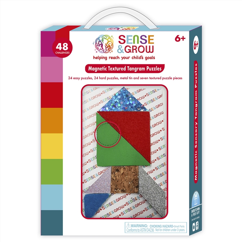 Buy Sense & Grow - Textured Tangram Puzzles Online | Sanity
