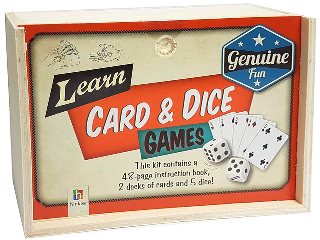Buy Card & Dice Games Retro Box Online | Sanity
