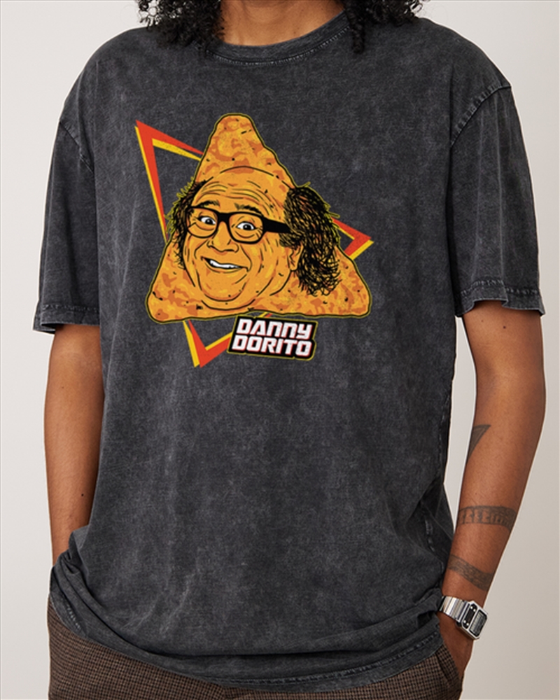 Buy Danny Dorito Stonewash Tee - Black Stone - Size Xl Online | Sanity