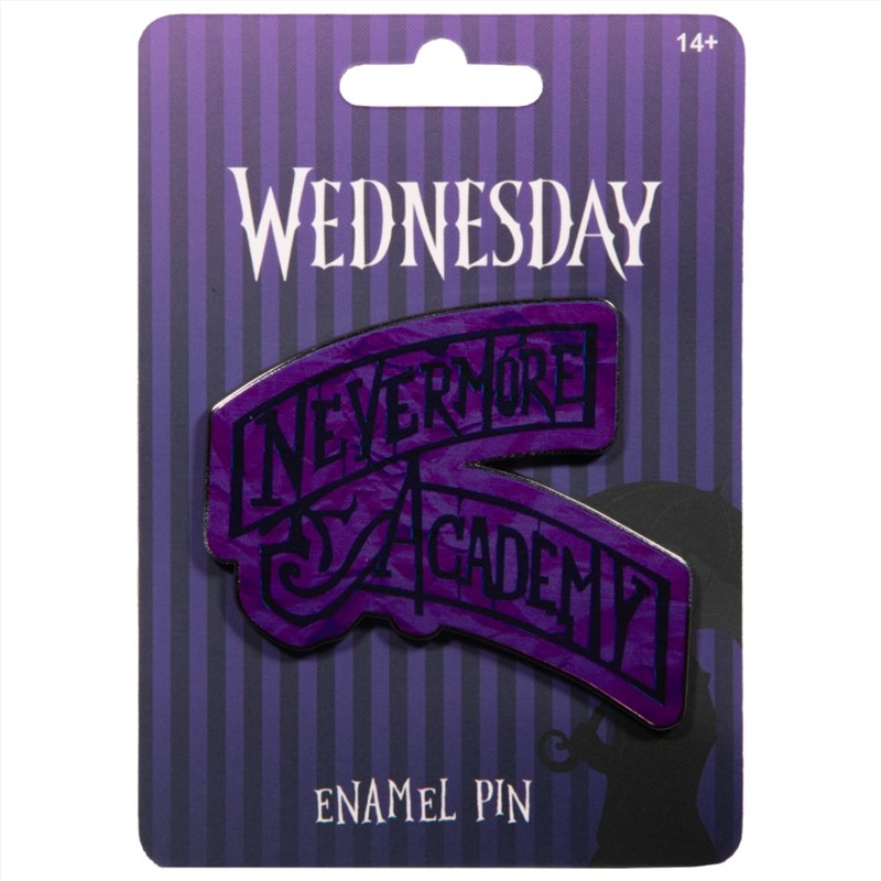Buy Wednesday - Nevermore Academy Pin Online | Sanity