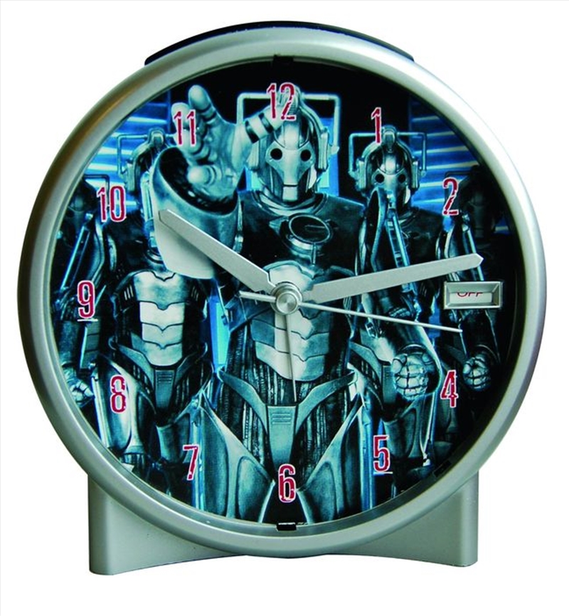 Buy Doctor Who - Cyberman Alarm Clock Online | Sanity