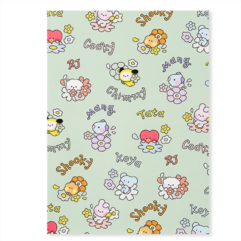 Buy Bt21 New Semester Mint Notebook Online | Sanity