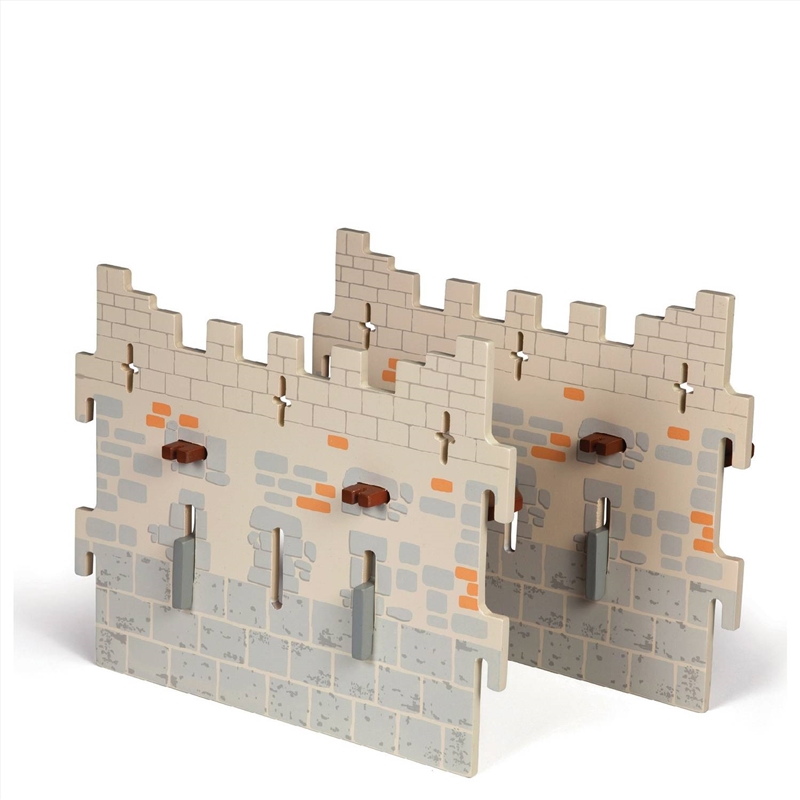 Buy Papo - Set 4 Weapon master castle (2 large walls) Figurine Online ...