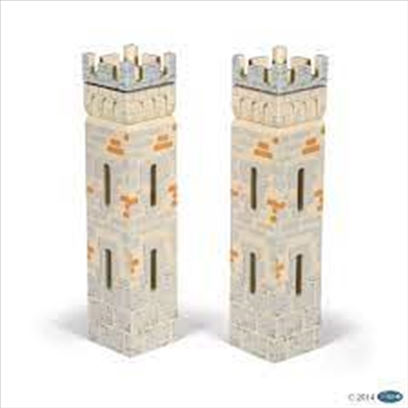Buy Papo - Set 2 Weapon master castle (2 small towers) Figurine Online ...