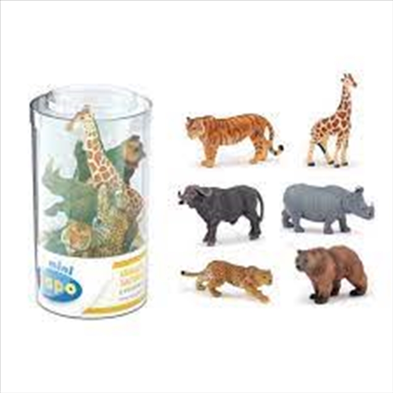 Buy Papo - Mini PLUS Wild Set 2 (Tube, 6 pcs) Figurine Online | Sanity
