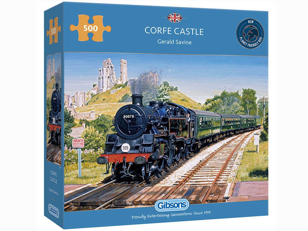 Corfe Castle Crossing 500 Piece | Sanity