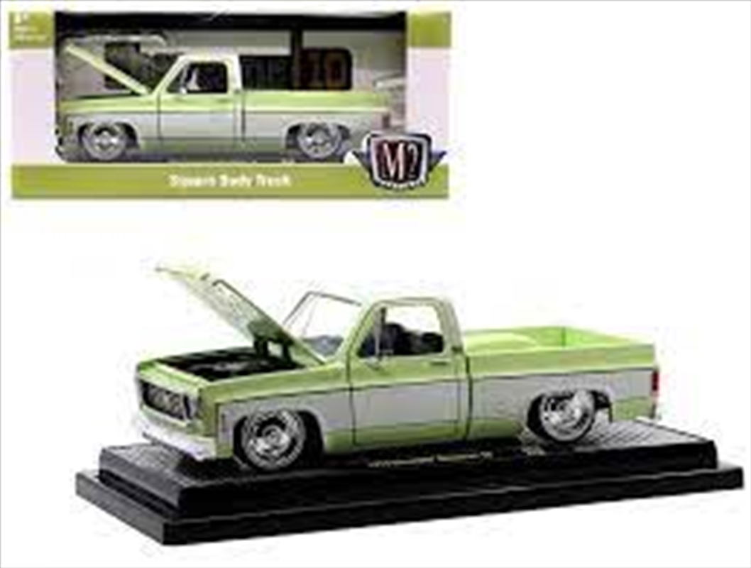 Buy 1:24 Green 1973 Chevrolet Cheyenne 10 Online | Sanity