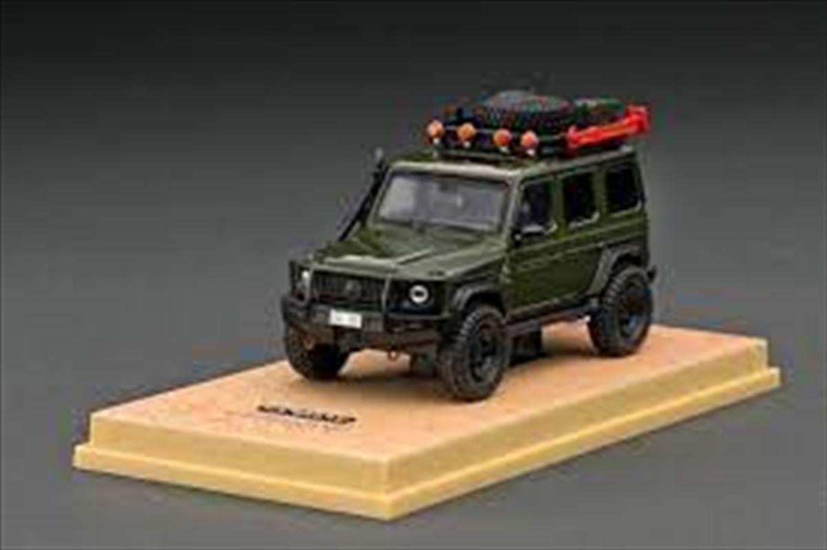 Buy 1:64 Green Mercedes AMG G 63 w/Off Road Roof Rack Online | Sanity