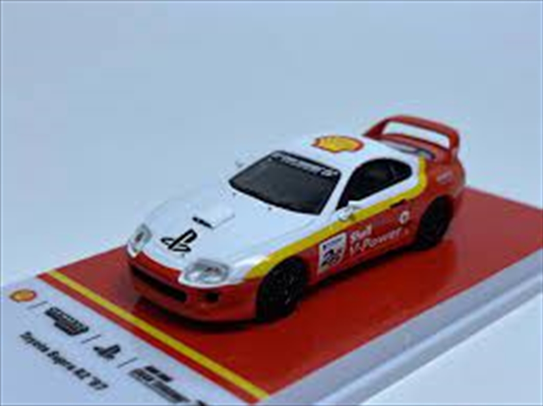 Buy 1:64 Toyota Supra RZ 97 Shell x Gran Turismo 7 x Tarmac Works JDM ...