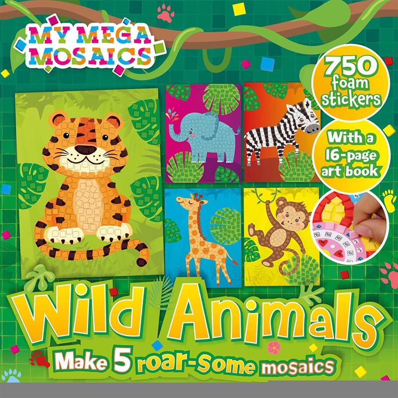 Buy My Mega Mosaics Wild Animals Kit Online | Sanity
