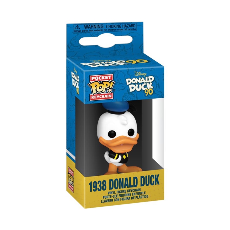 Buy Donald Duck: 90th Anniversary Pop! Keychain Online
