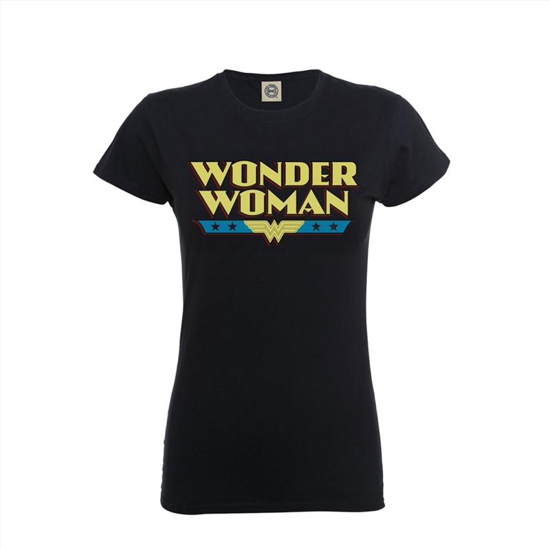 Buy Dc Originals - Wonder Woman Logo - Black - XL Online | Sanity