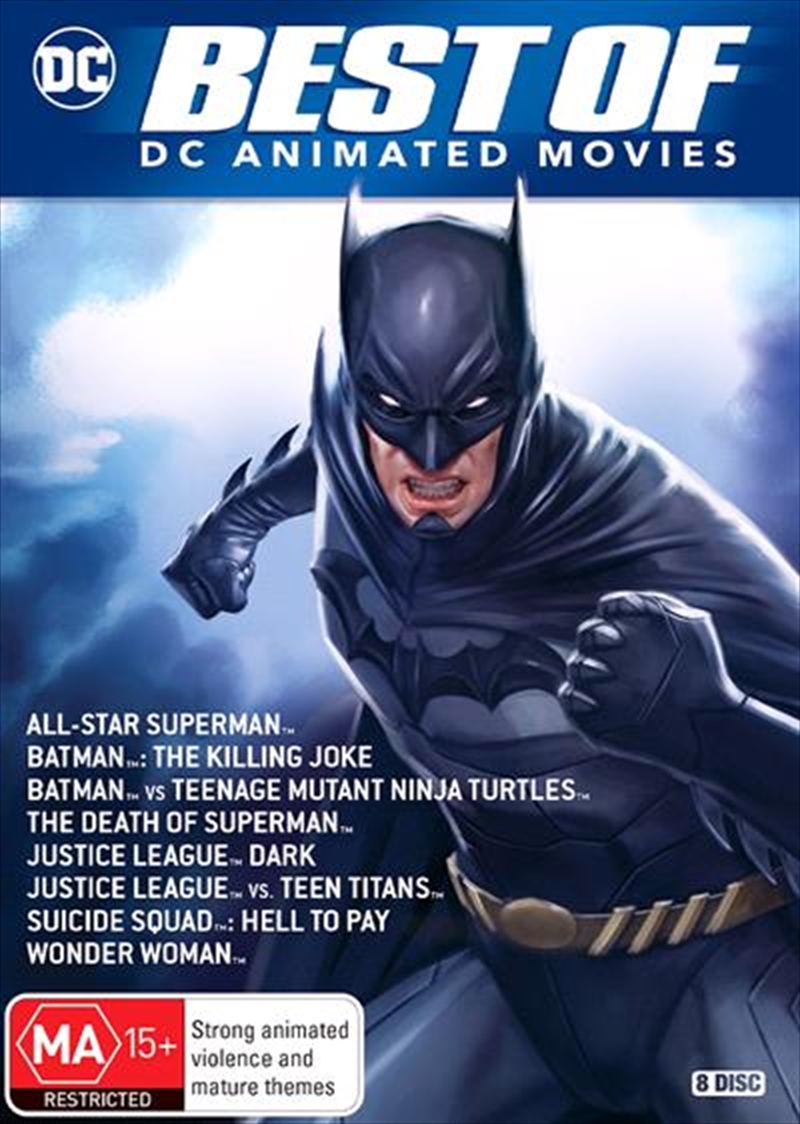 Buy Best Of DC Animated Movies 8-Film Collection on DVD | Sanity