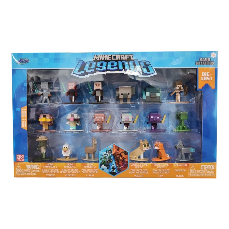 Buy Minecraft Legends Season 9 Nano MetalFig 18-Pack Online