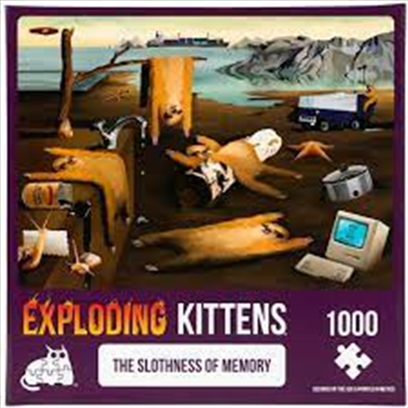 Buy Exploding Kittens Puzzle Slothness of Memory 1,000 pieces Online ...