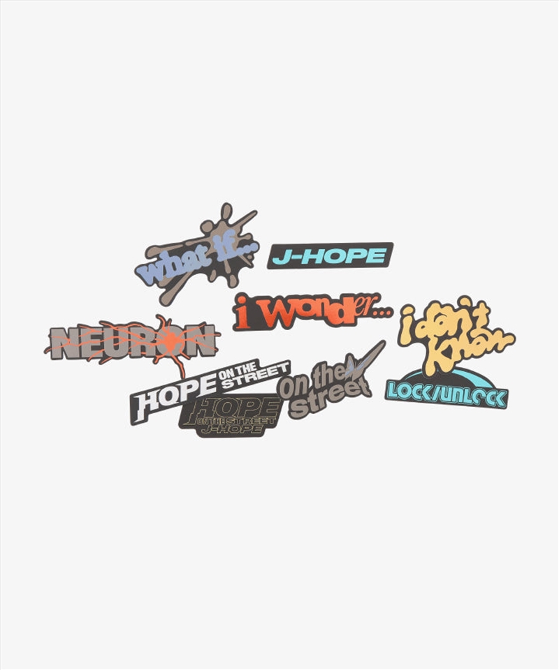 Buy J-HOPE - Hope On The Street Official MD Sticker Set Online | Sanity