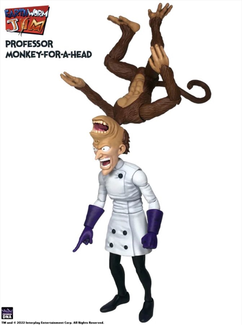Buy Earthworm Jim - Professor Monkey Figure Online