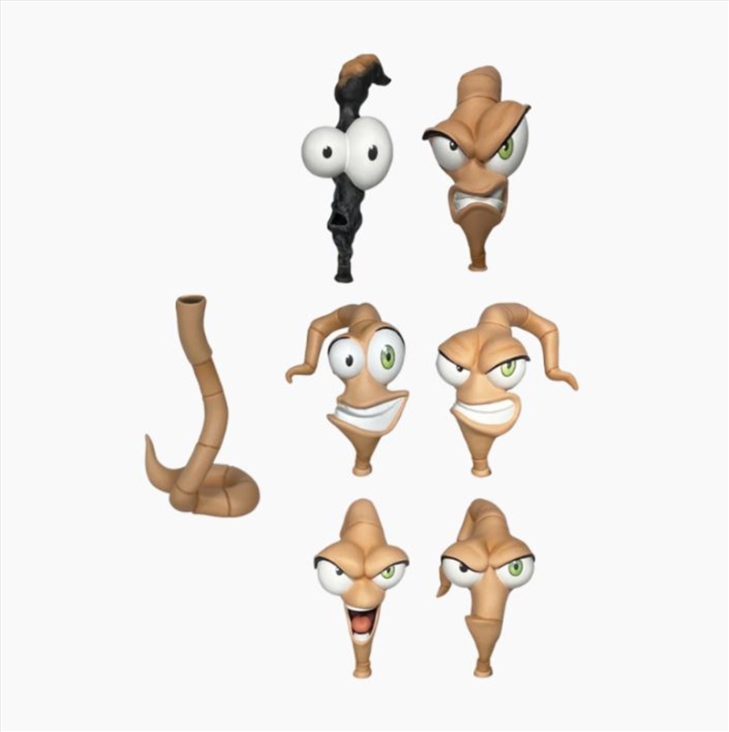 Buy Earthworm Jim - Worm Body Jim & Heads Accessory Pack Online | Sanity
