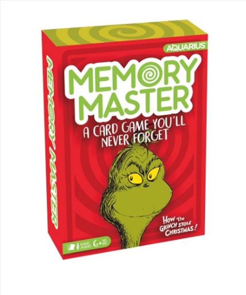 Buy How The Grinch Stole Christmas Memory Master Card Game Online | Sanity