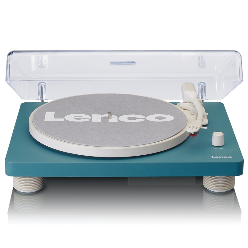 Buy Lenco Record Player with built-in speakers USB Encoding - Turquoise ...