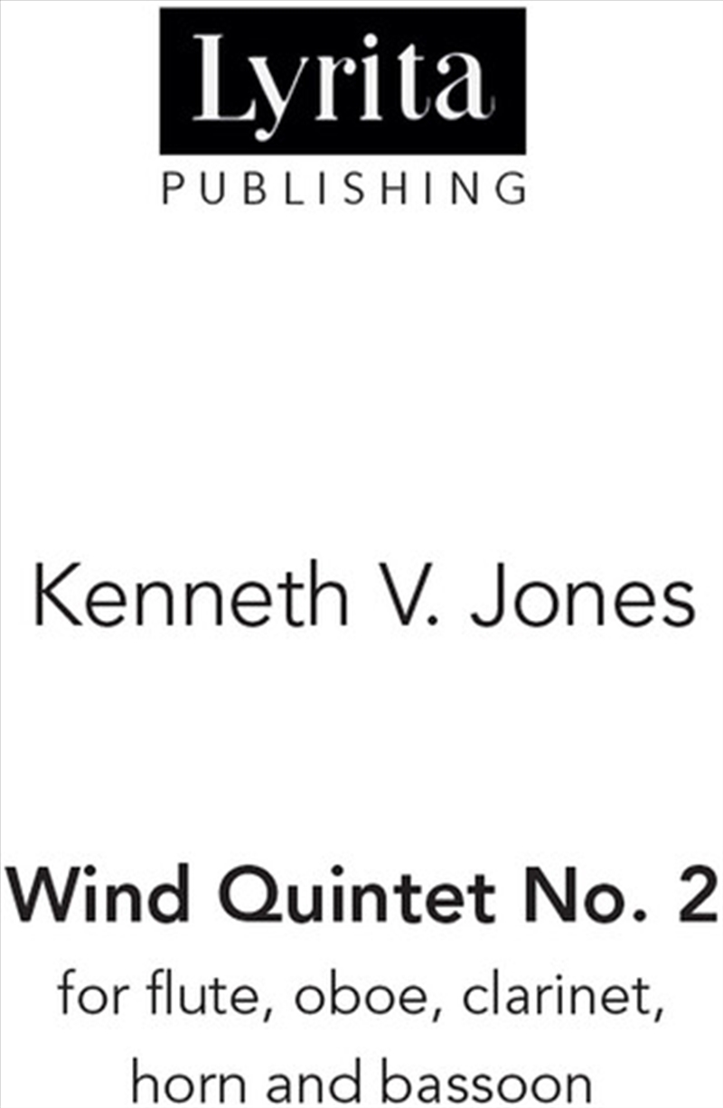 Buy Wind Quintet No. 2 Online | Sanity