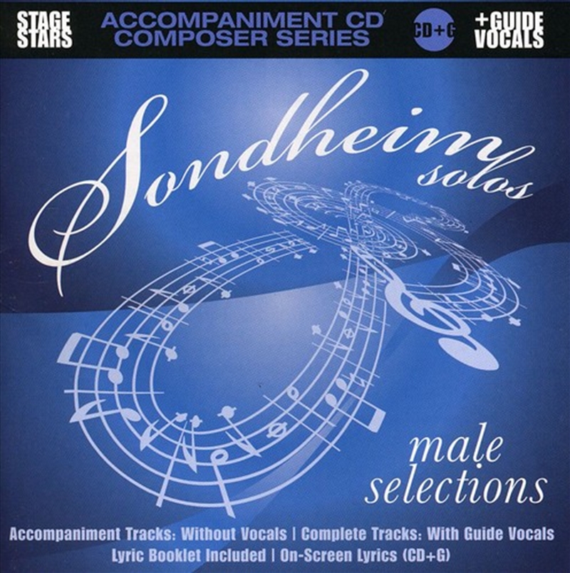 Buy Sondheim Solos, Male Selection Online | Sanity
