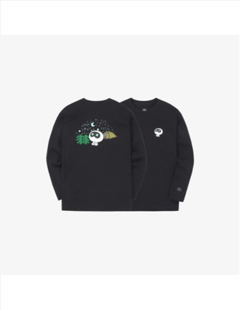 Bts - Wootteo X Kolon Sport Md Graphic Long Sleeve T-Shirt (Black ...